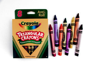 Crayola Triangular Crayons - J&J Crafts