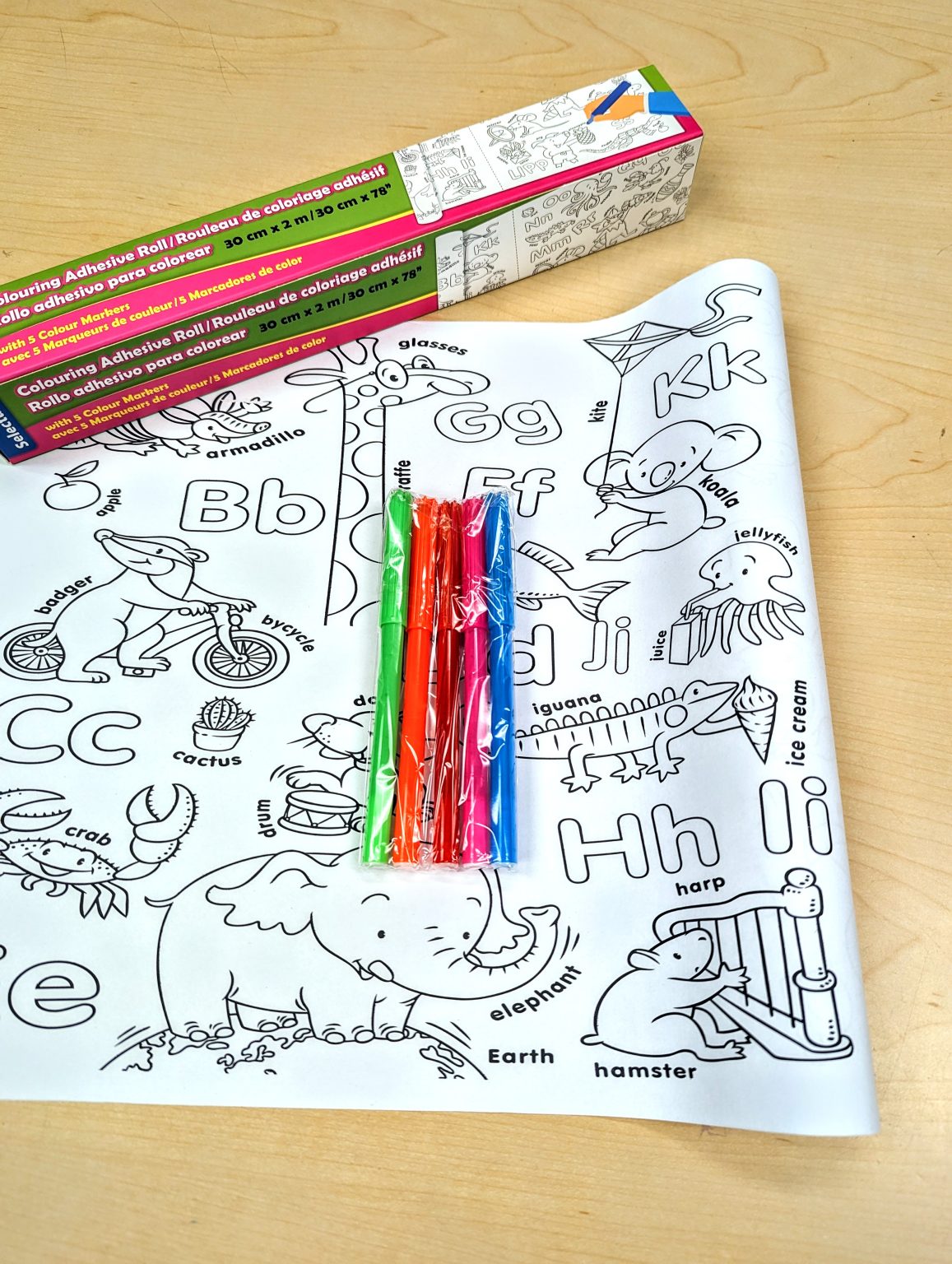 Colouring Adhesive Roll - J&J Crafts