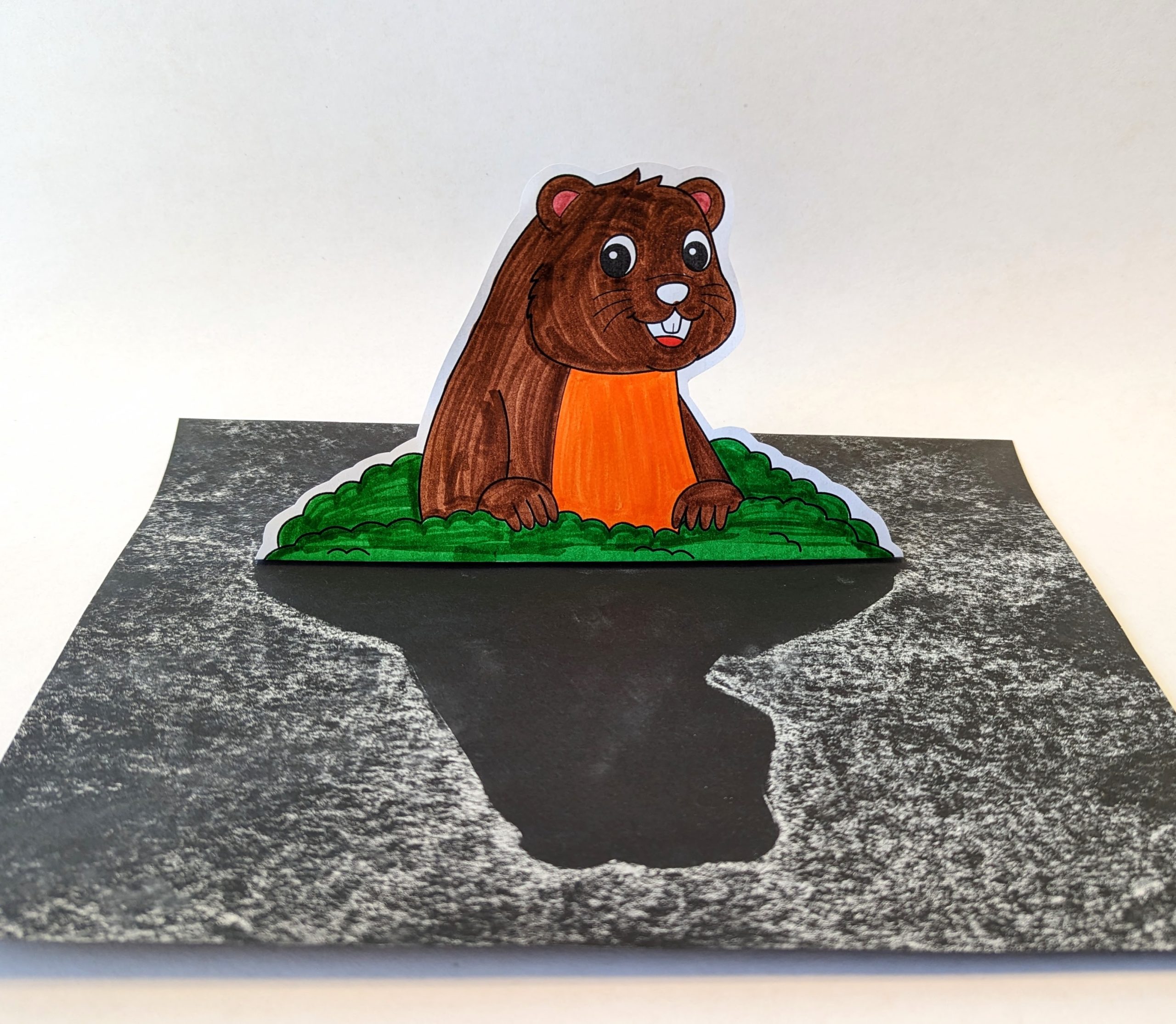 Groundhog Day Craft - J&J Crafts