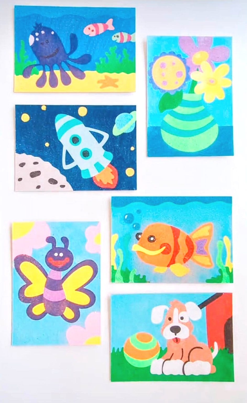 Adhesive Sand Art Boards Jandj Crafts